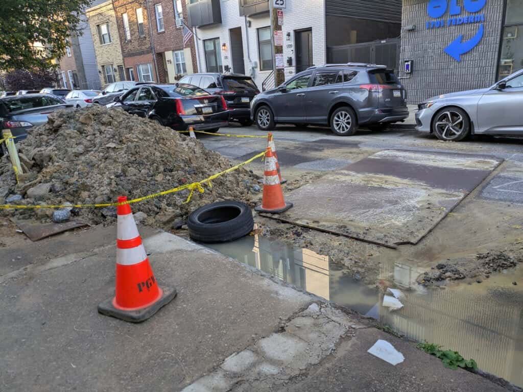 This crater-sized pothole is the pits for residents on Federal Street