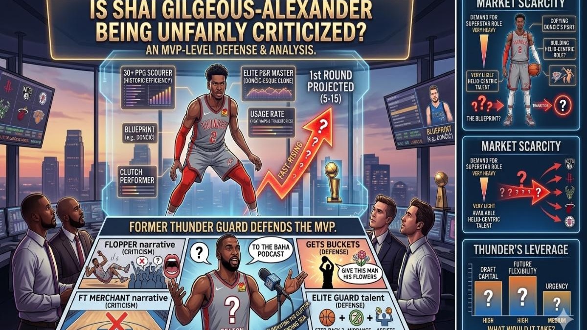 Is Shai Gilgeous-Alexander being unfairly criticized? Former Thunder ...