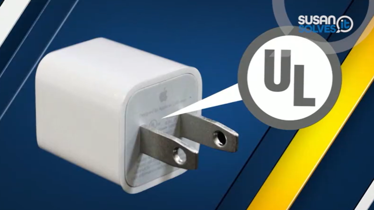 Susan solves it: Risk of leaving chargers plugged in