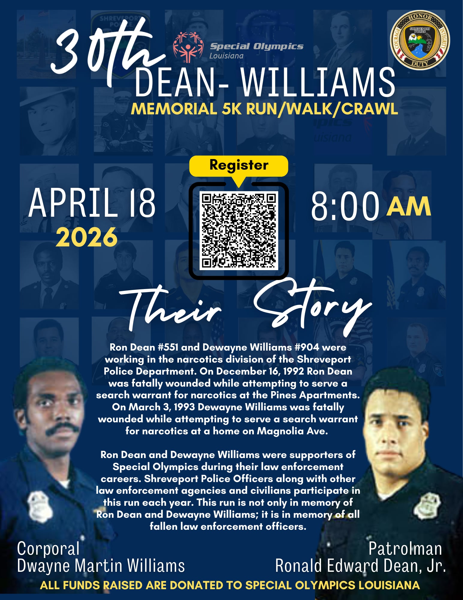 Shreveport Police to host 30th annual Dean-Williams Memorial 5K