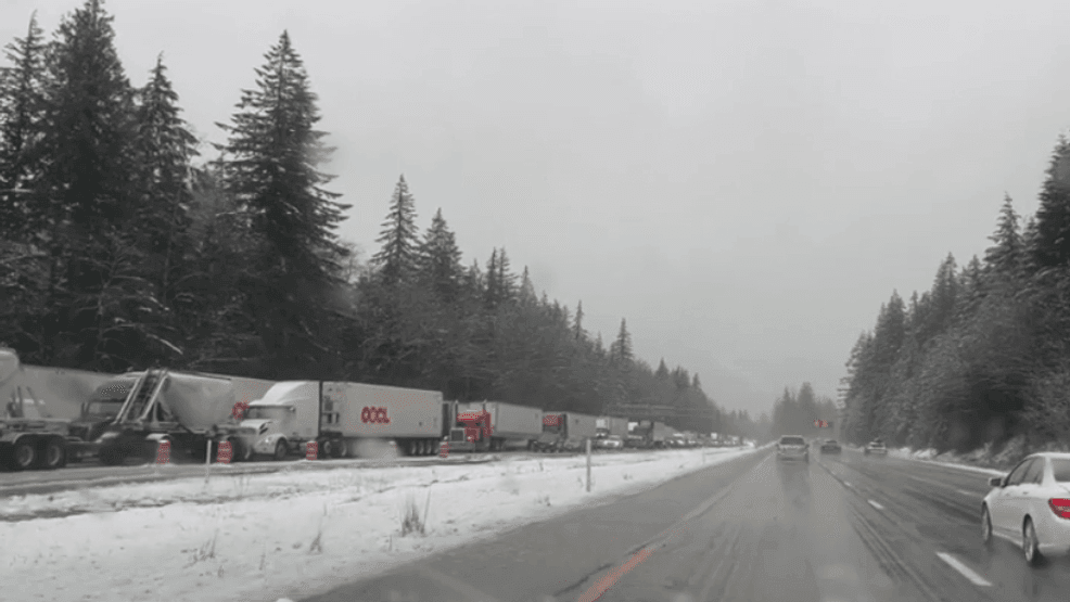 I-90 fully reopens after Snoqualmie Pass spinouts and crashes briefly ...