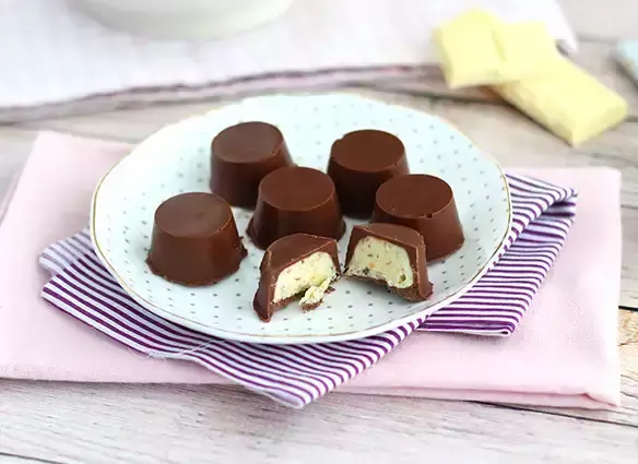 Hemlagad choklad som Kinder Schoko-Bons