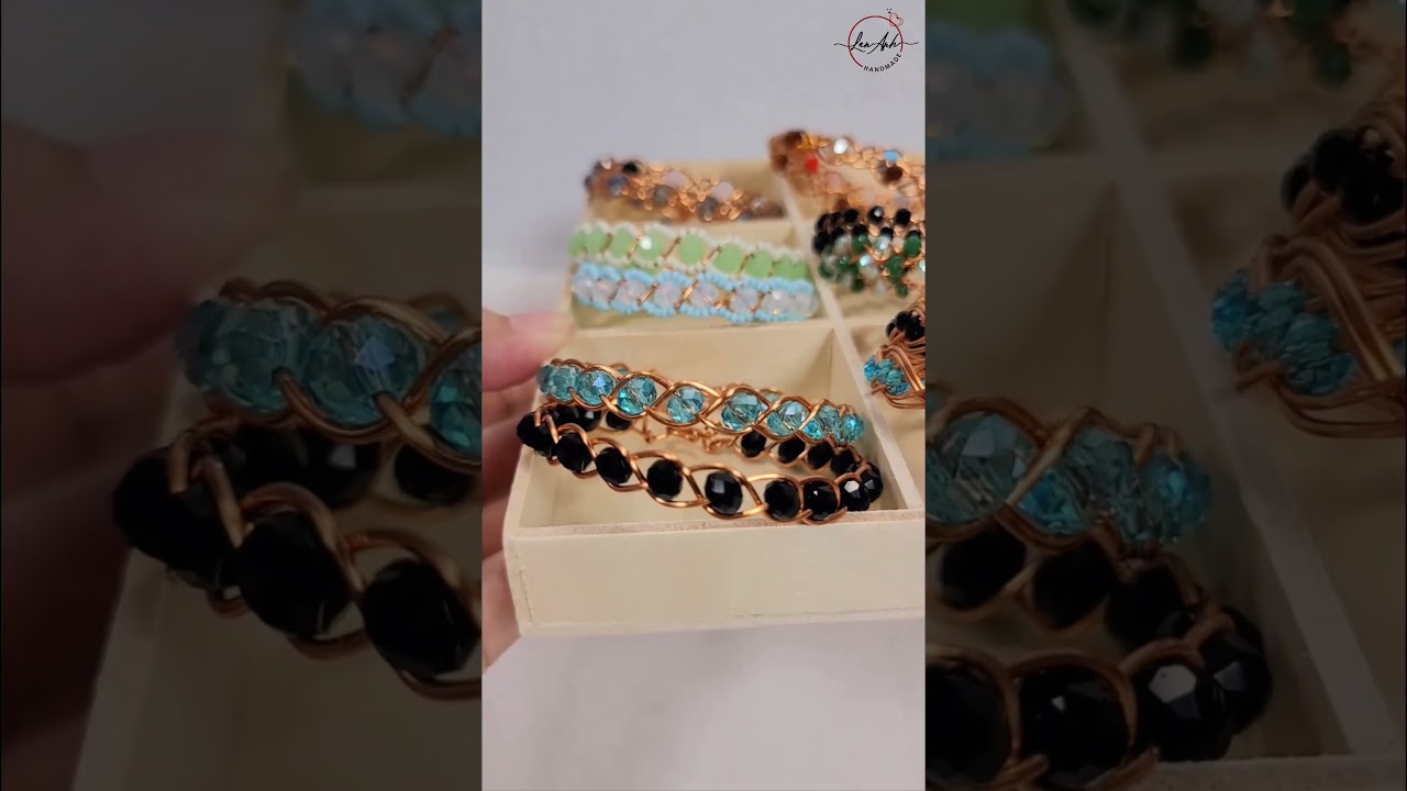Bracelet making with beads | Basic 3-wire braid and different ...