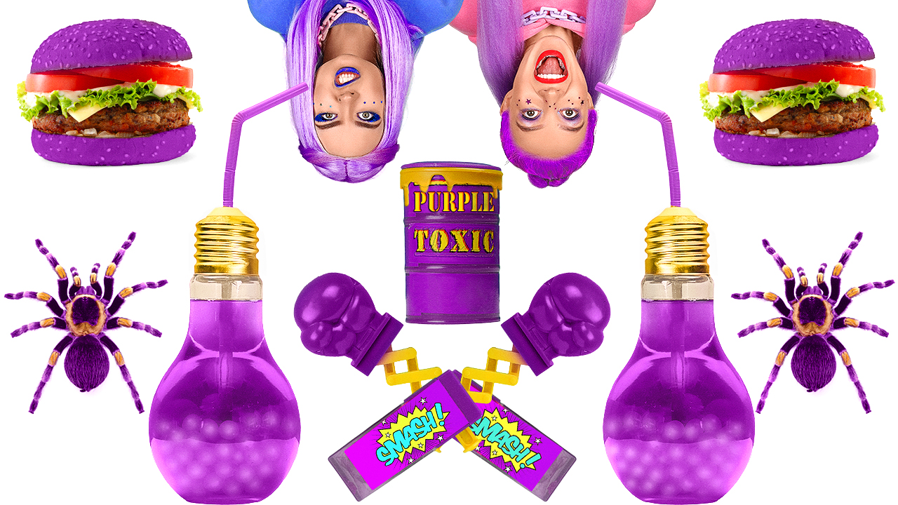 One color food challenge: 24 hours of purple delights!