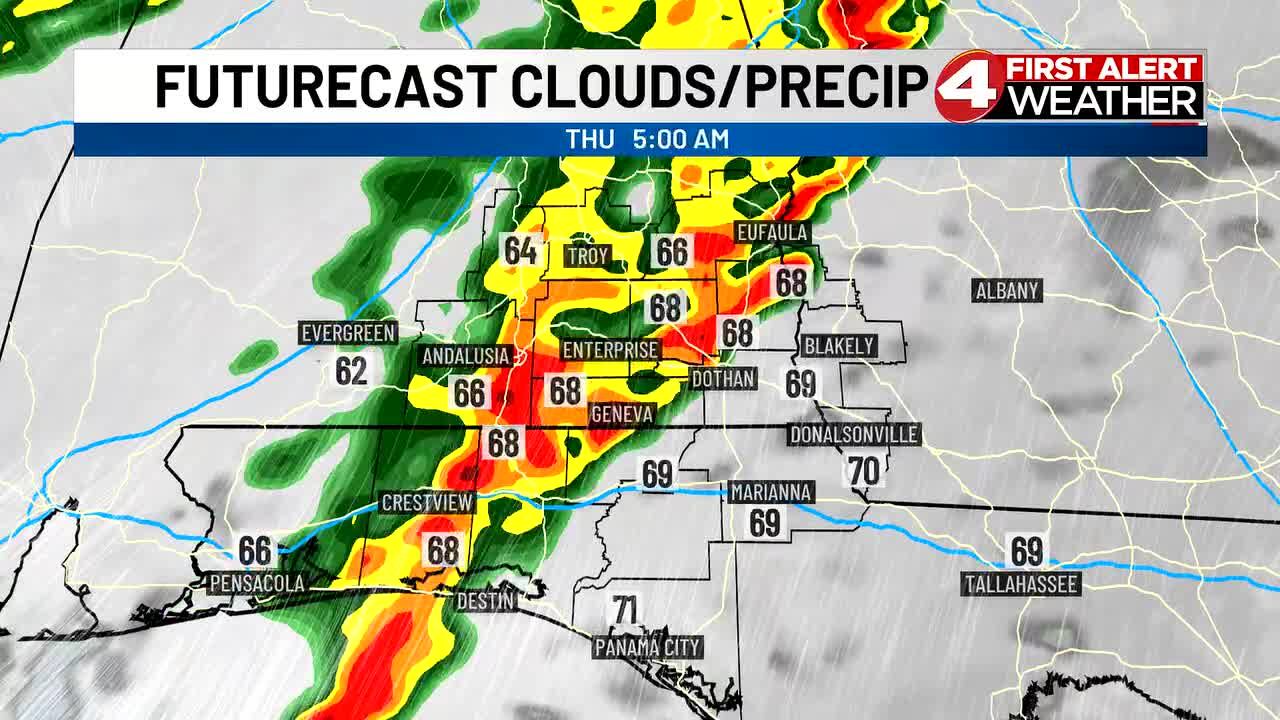 First Alert Weather Night: Storm line targets early Thursday (3–7 a.m.)