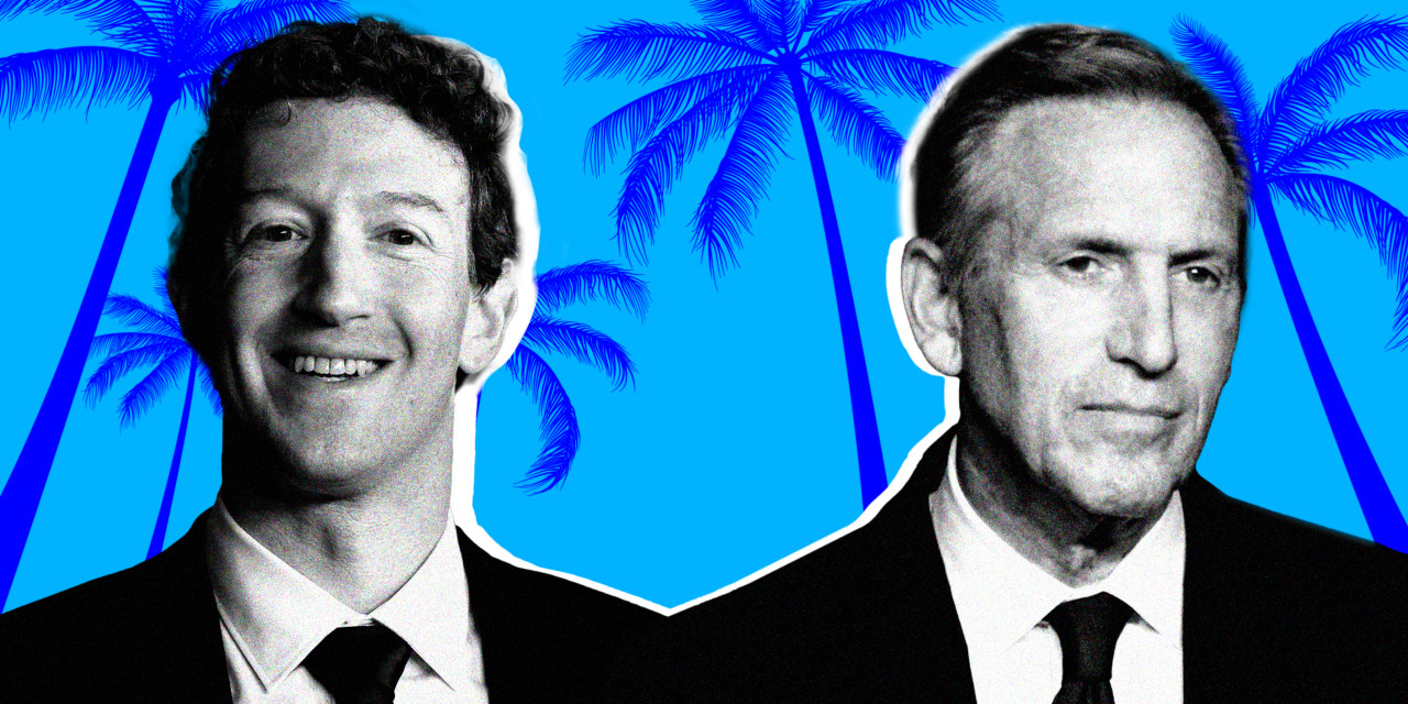 Howard Schultz joins 'Billionaire Bunker' residents Zuckerberg and ...