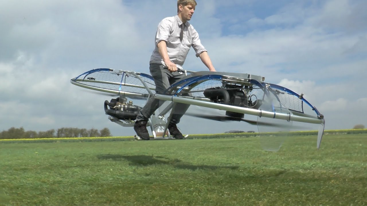 How I made a flying bike/human blender!