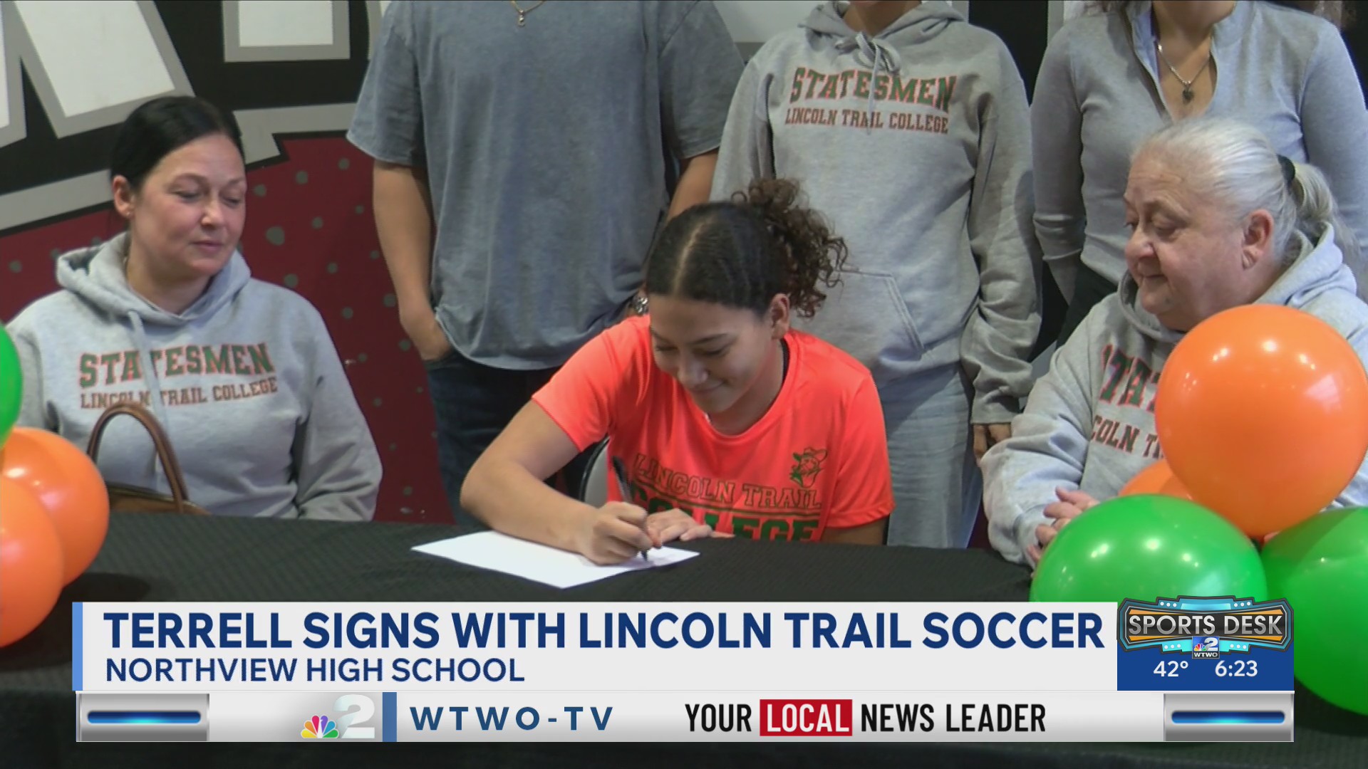 Terrell signs with Lincoln Trail soccer