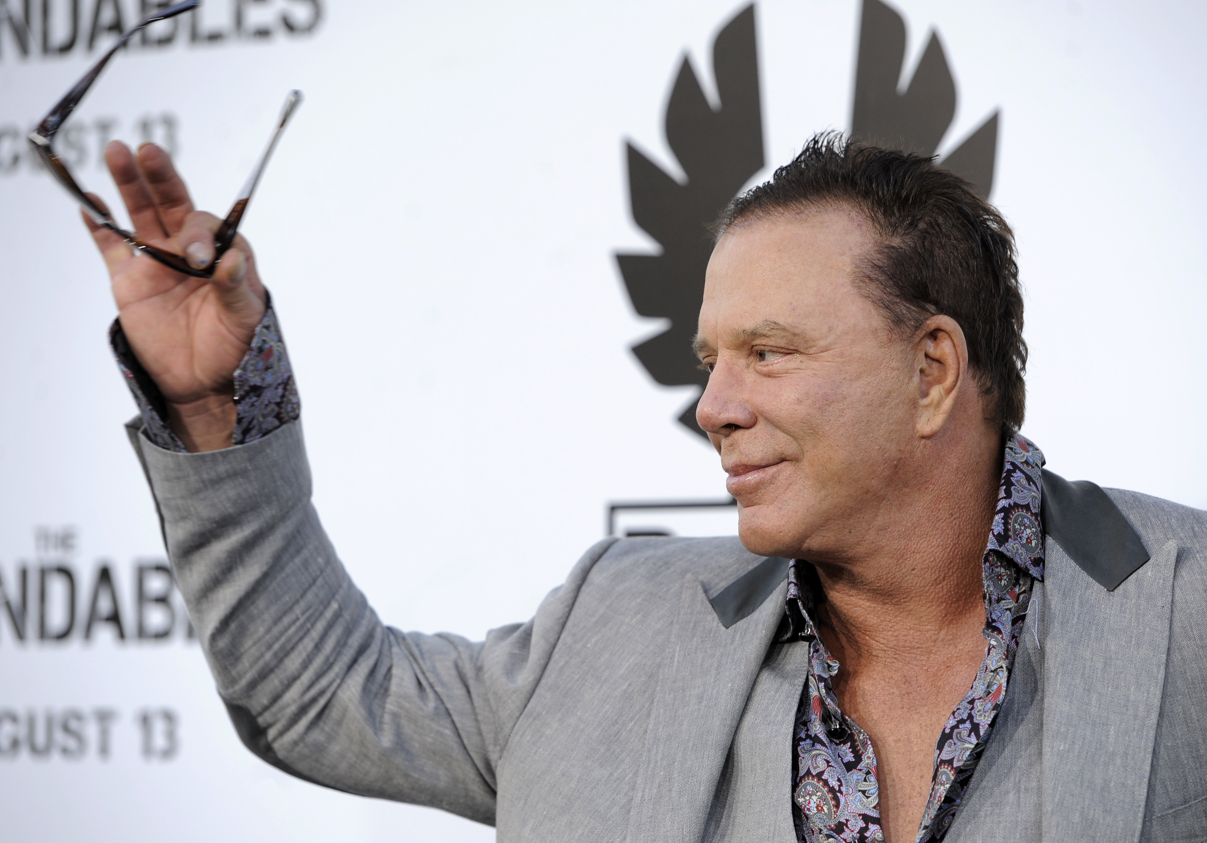Mickey Rourke evicted from LA home after turning down GoFundMe money