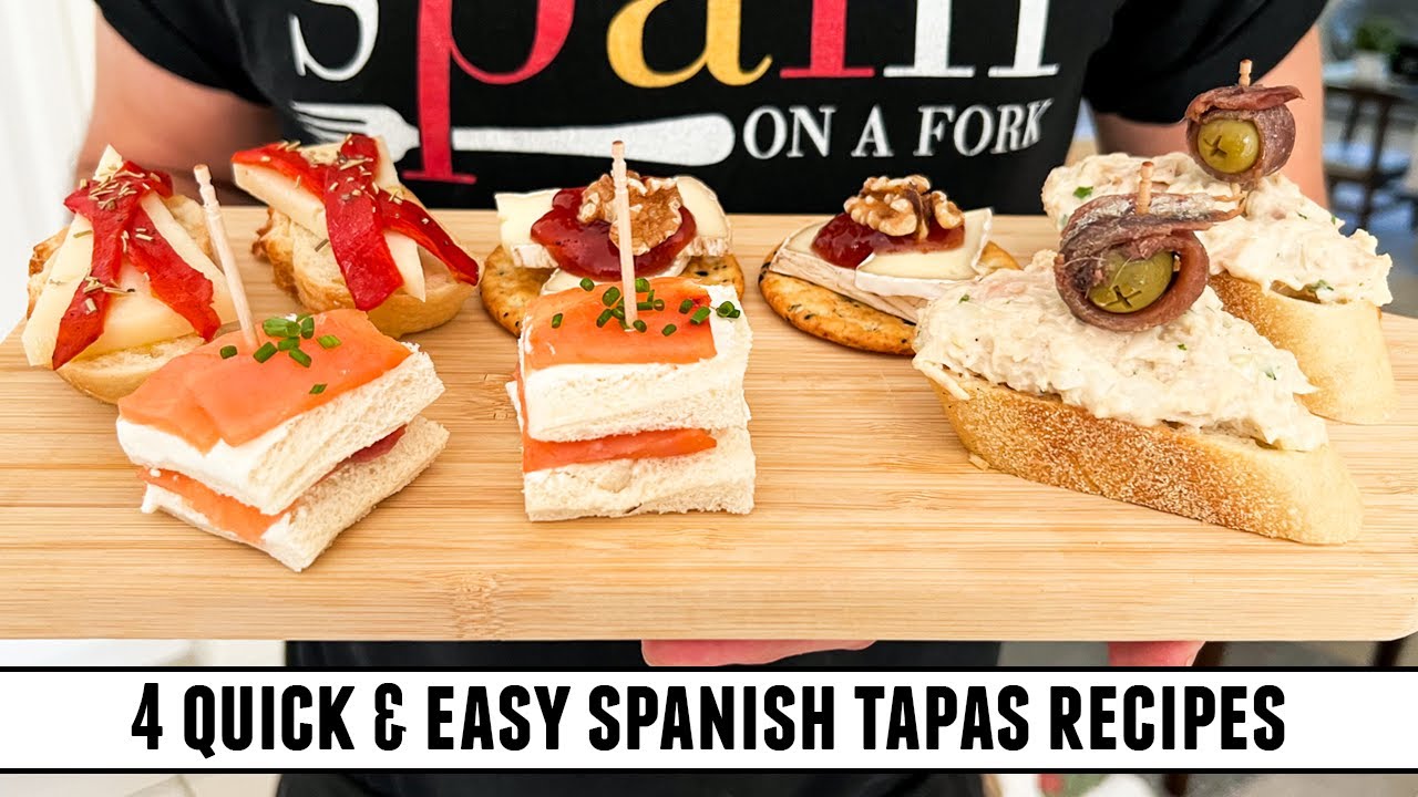 4 quick and easy Spanish tapas recipes for simple appetizers