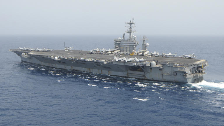 The USS Nimitz just began its final journey