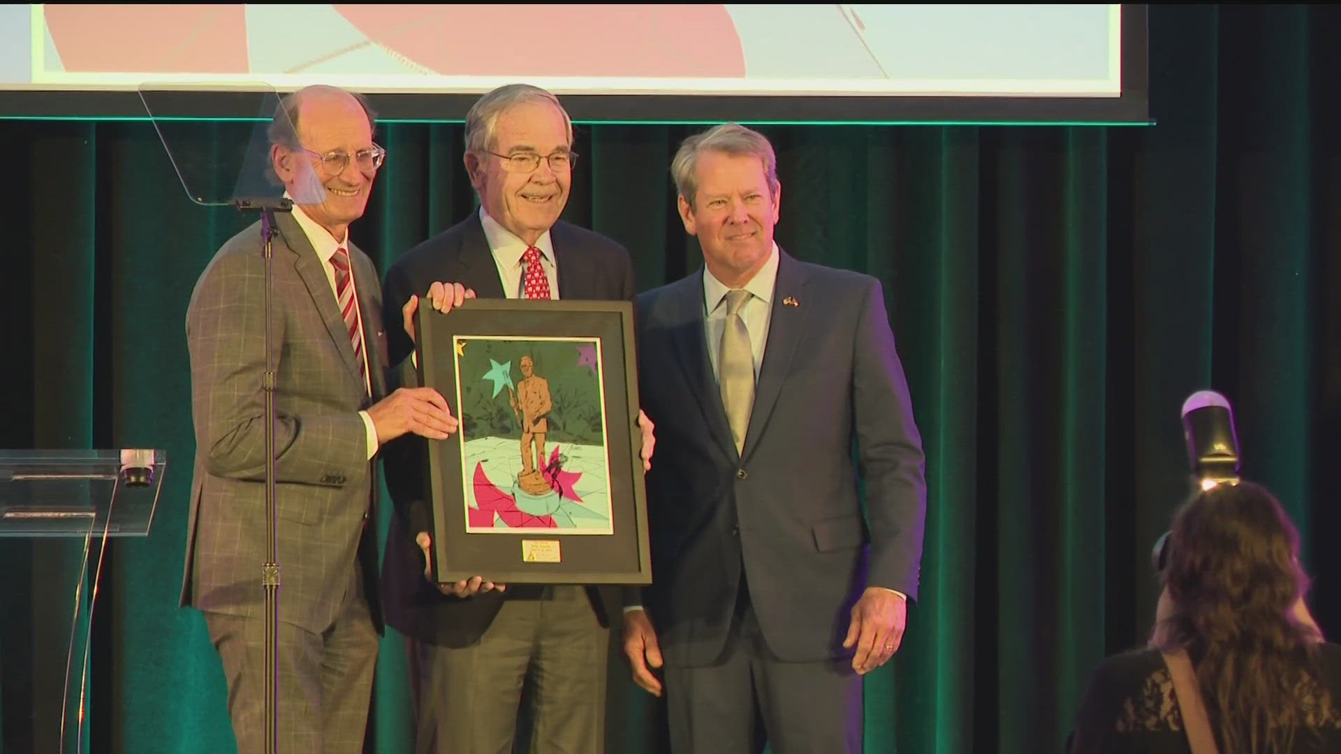 Two people honored for bringing big sports events to Atlanta