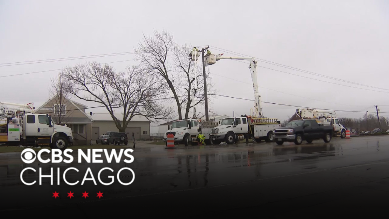 ComEd crews working to retore power following severe storms in Kankakee