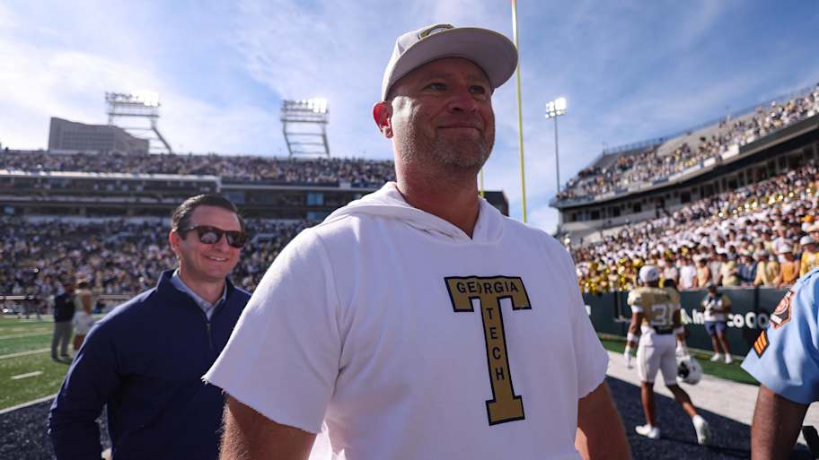 Georgia Tech players matching the intensity of their head coach