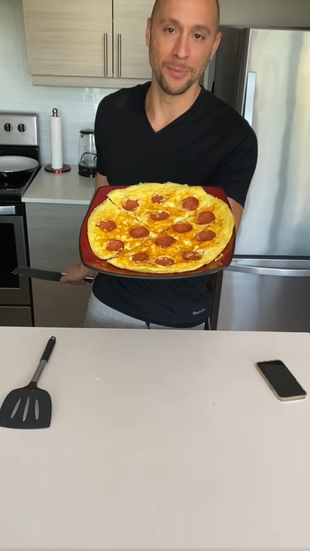 Pizza omelette | Easy breakfast recipe