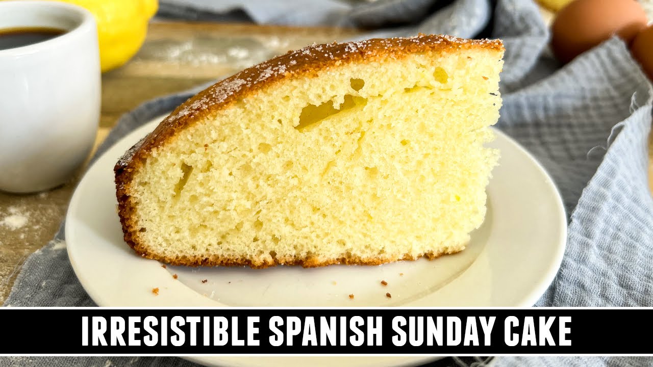 Spanish Sunday cake | Easy homemade traditional dessert recipe