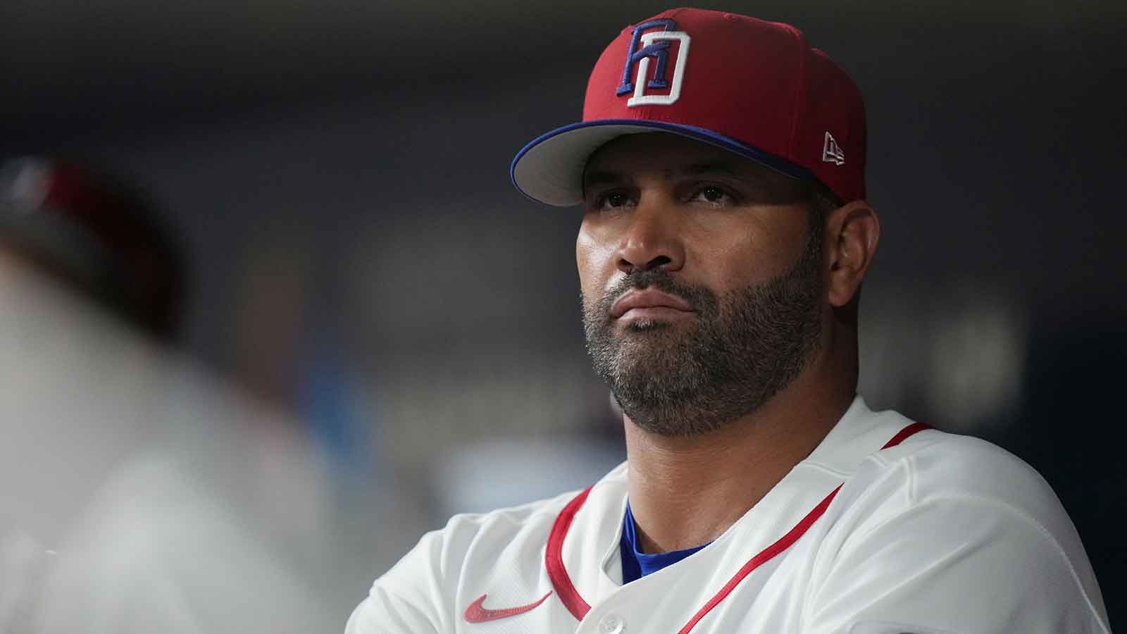 Albert Pujols reacts to Mark DeRosa’s Team USA error at World Baseball ...