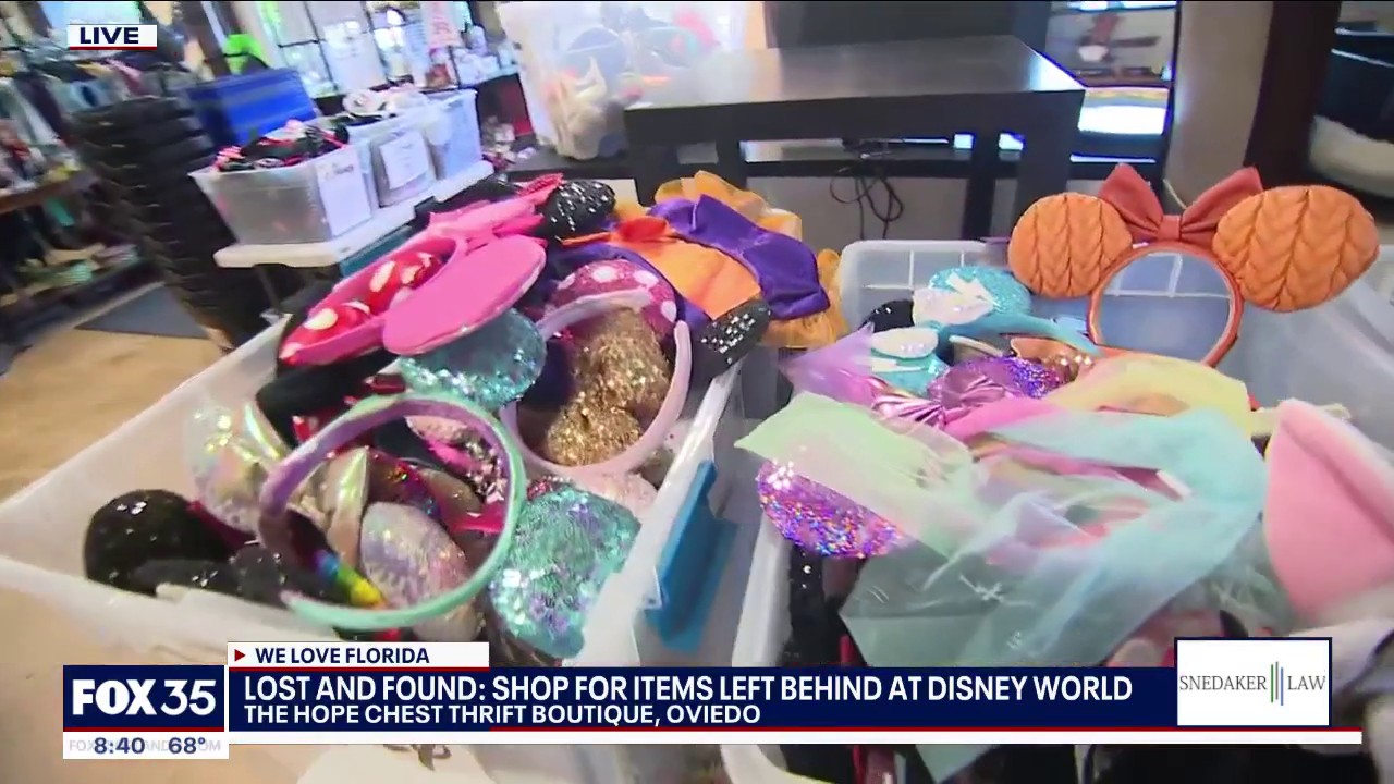 Shop for items left behind at Disney World