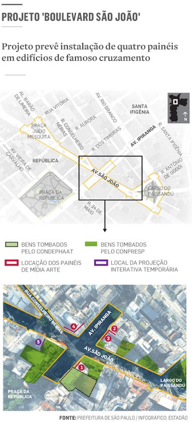 Justiça suspende projeto da 'Times Square Paulistana' e proíbe início ...