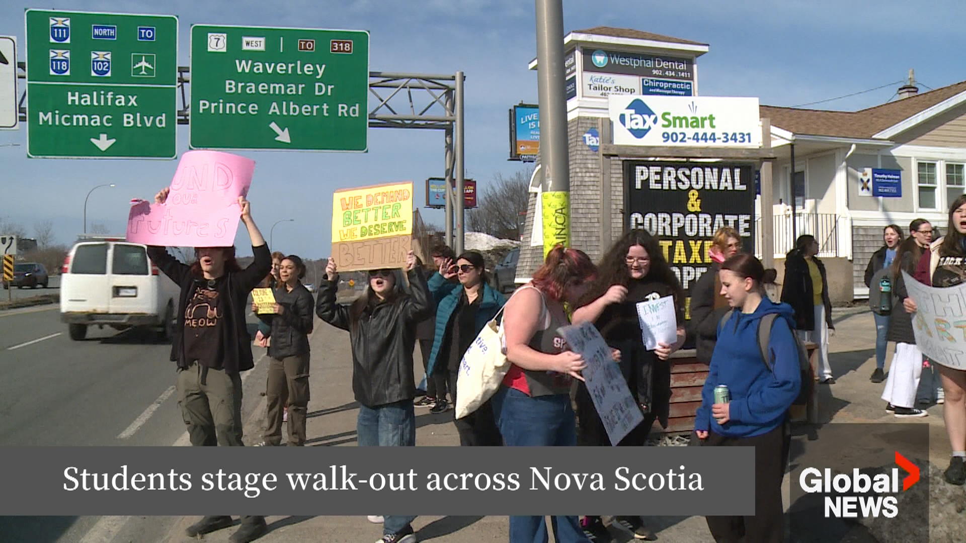 Nova Scotia students walk out of class to teach premier a lesson on ...