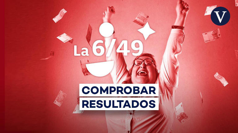 La 6/49, comprobar resultados y premios del sorteo de hoy lunes 6 de abril