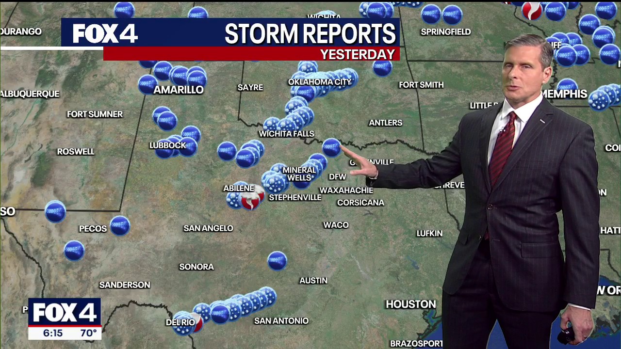 Dallas weather: March 11 evening forecast