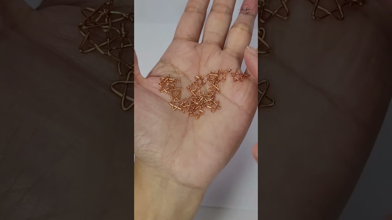 Star bracelet | Handmade wire jewelry making at home #shortsvideo # ...