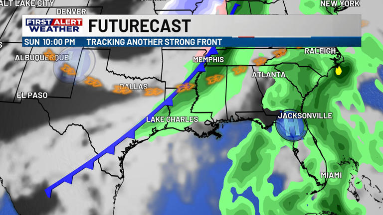 First alert forecast: Rain exits tonight, much cooler and drier Thursday