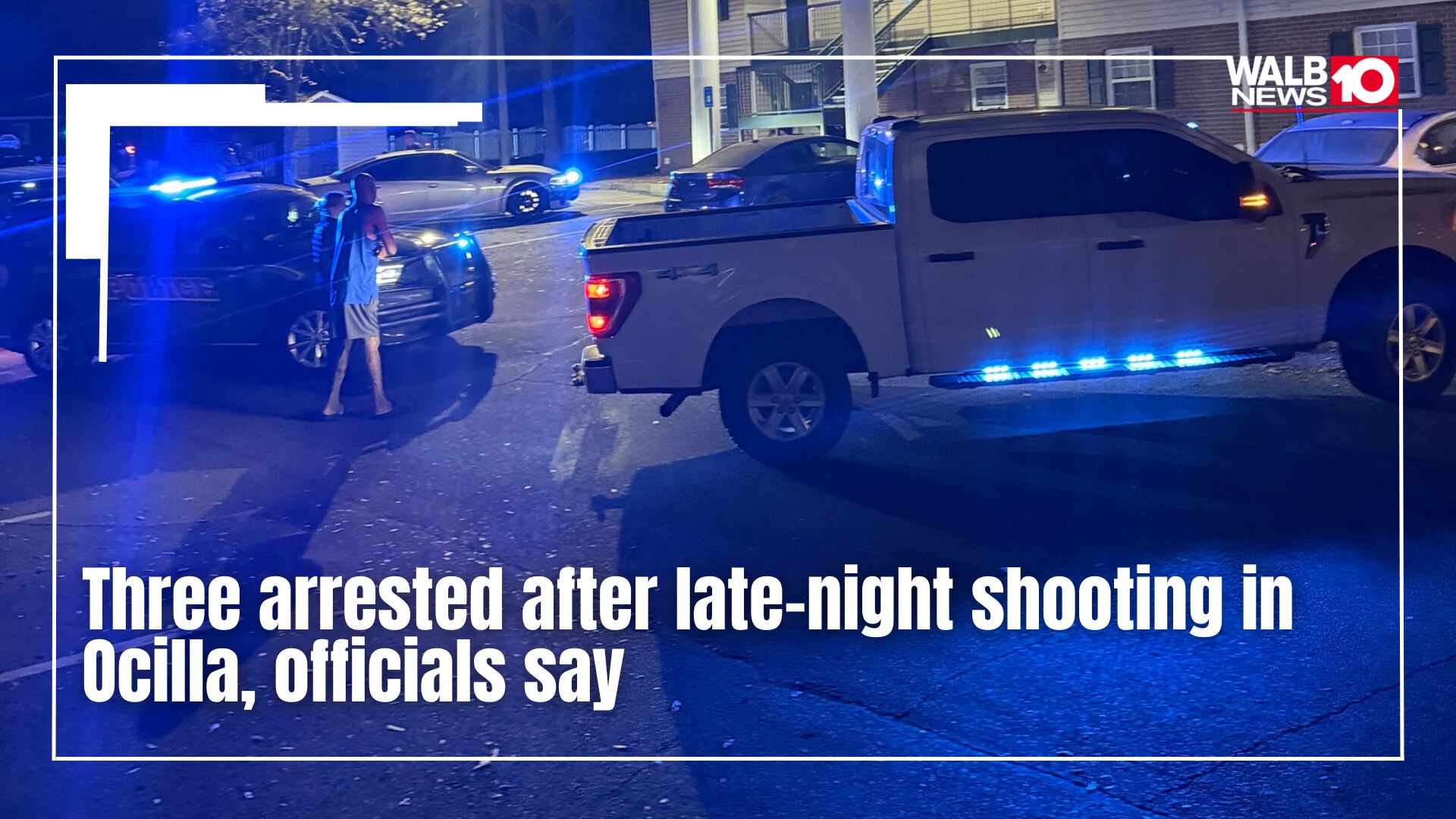 Three arrested after 'violent' shooting in Ocilla, officials say