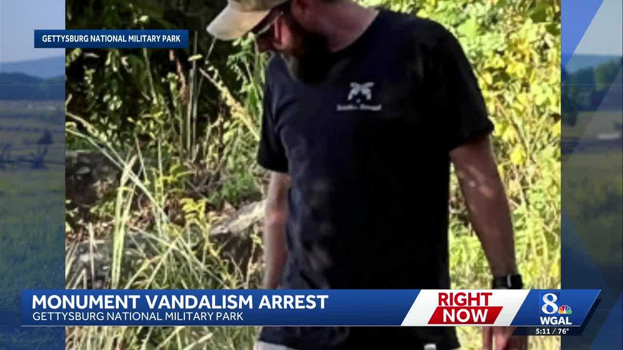 Carlisle man accused of vandalizing 2 monuments at Little Round Top in ...