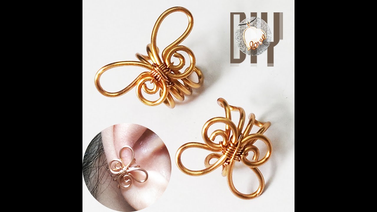 Simple butterfly | ear cuff | copper jewelry | no stone @LanAnhHandmade ...