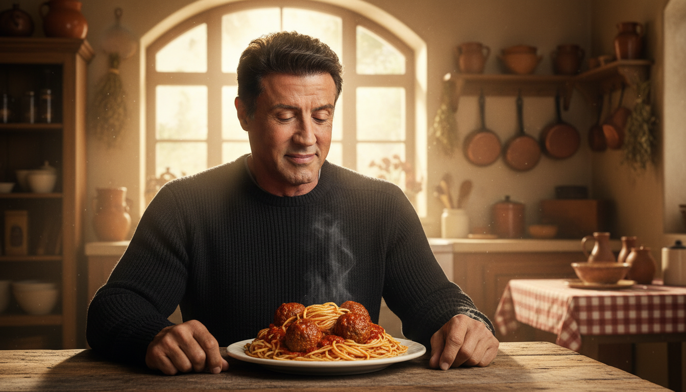 Sylvester Stallone reveals his favourite comfort foods!