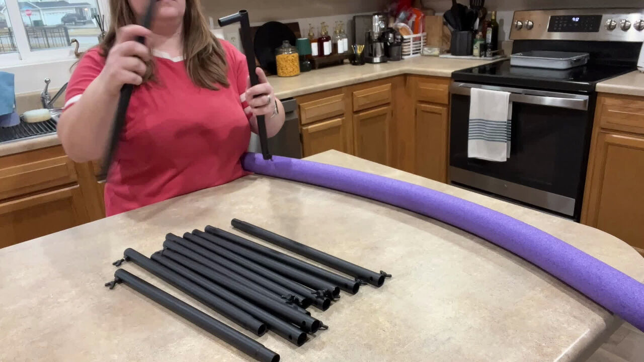 Stick a table rod on your kitchen island - this is brilliant!