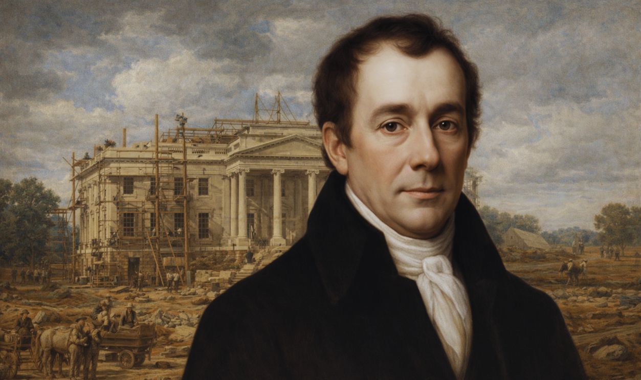 Most people know the White House was set ablaze during the War of 1812 ...