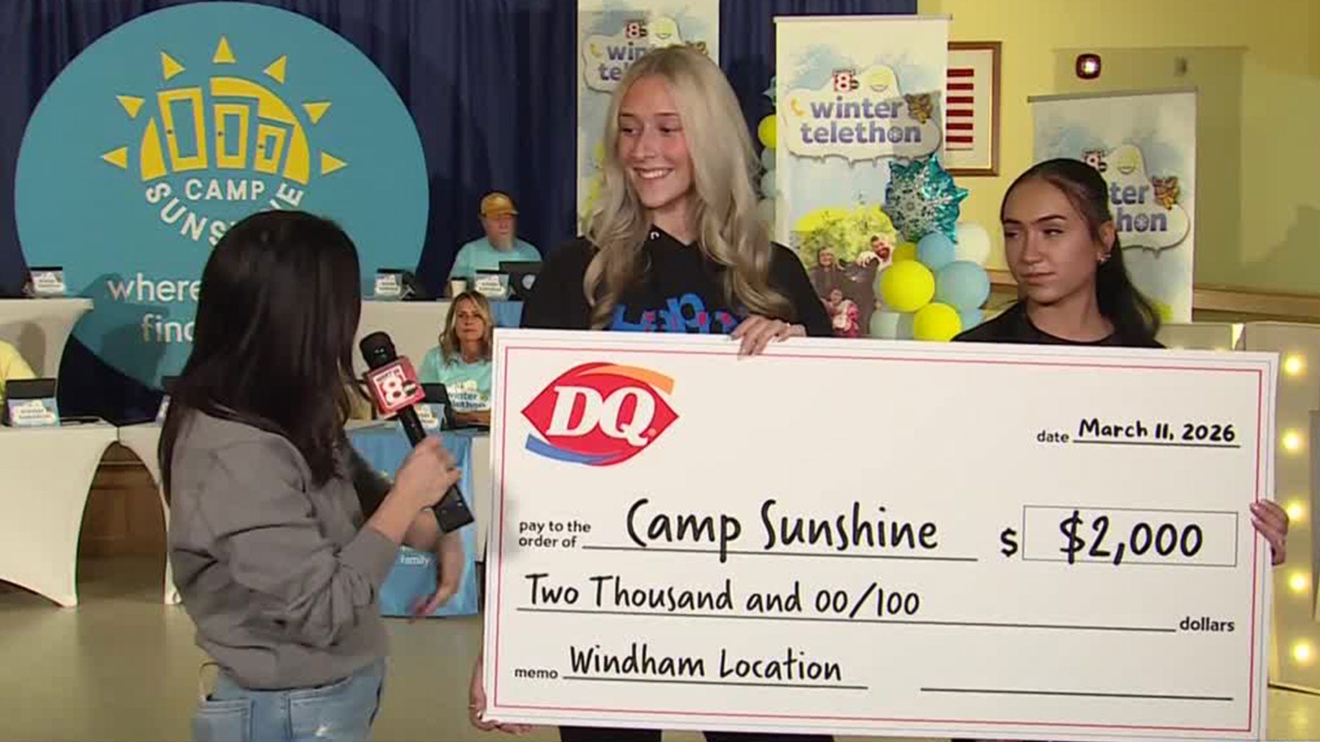 Dairy Queen employees present $2,000 check to Camp Sunshine during ...