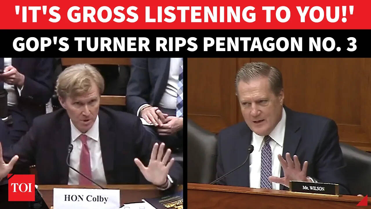 'You're dishonest': GOP's Turner clashes with Pentagon's Colby over ...