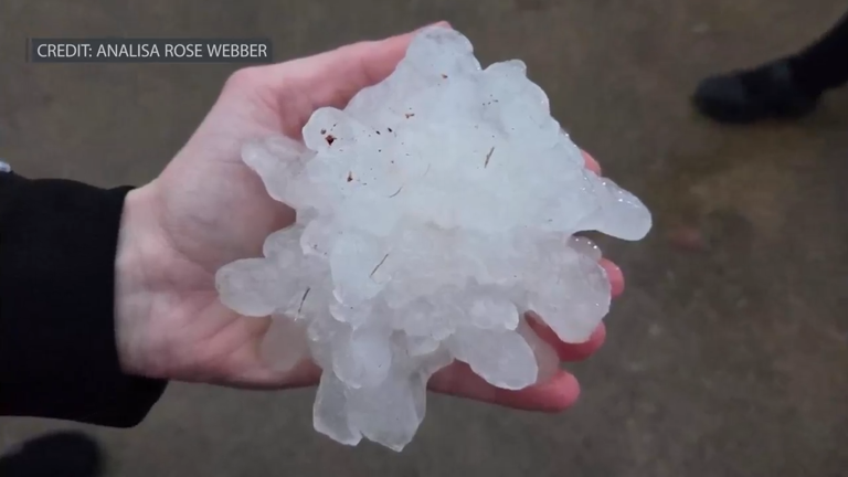 Massive hailstone from Tuesday's storms could be the largest in ...