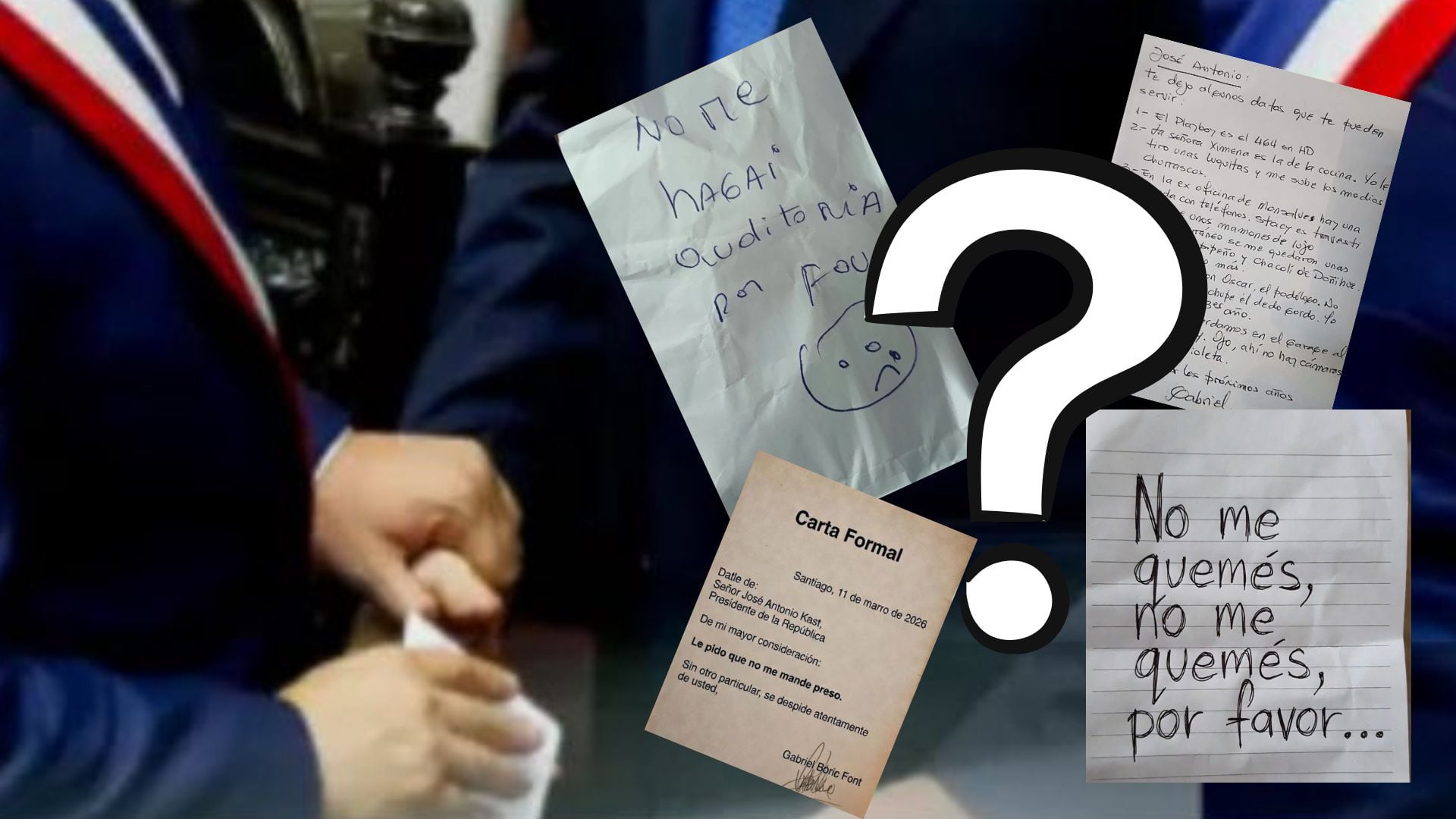 ¿Qué dice el papel que Gabriel Boric le entregó a José Antonio Kast?