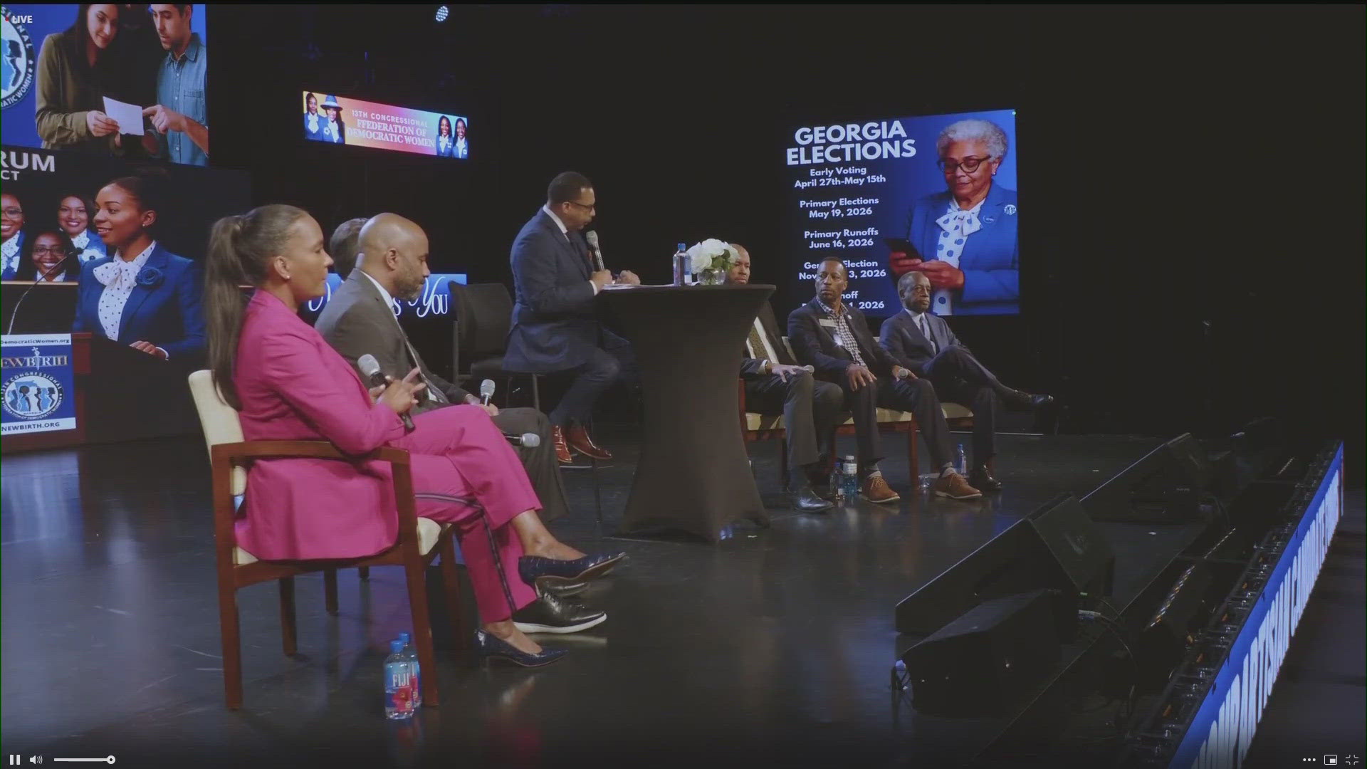 Democratic candidates for governor in Georgia take stage to share ...