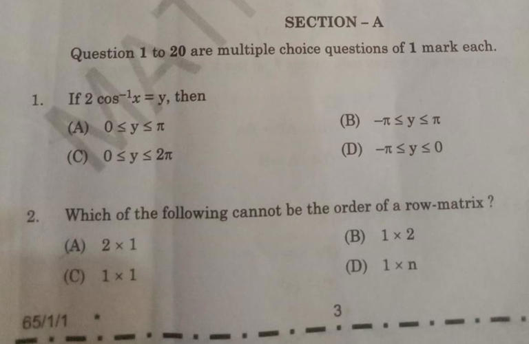 CBSE class 12 maths question paper 2026, download set-wise PDF