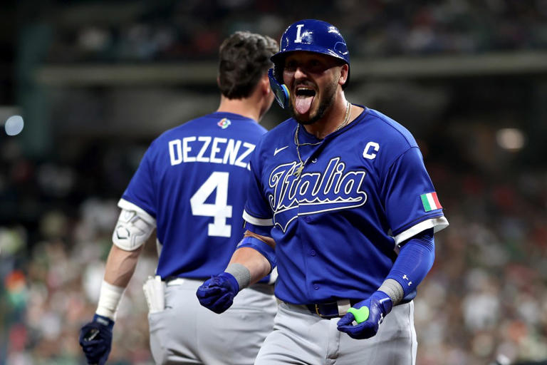 'Beaned up' Vinnie Pasquantino blasts three homers in historic WBC ...