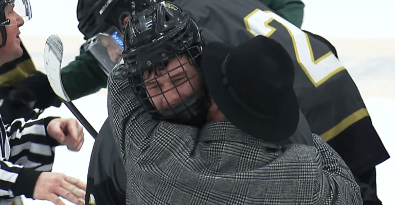 Colin Dorgan sends hockey team to championship with game-winning goal