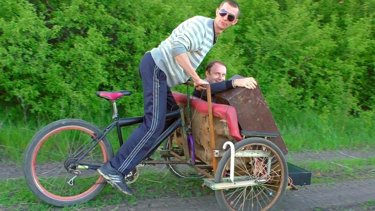 Sofa bike adventure crazy rickshaw ride and forest kebab party