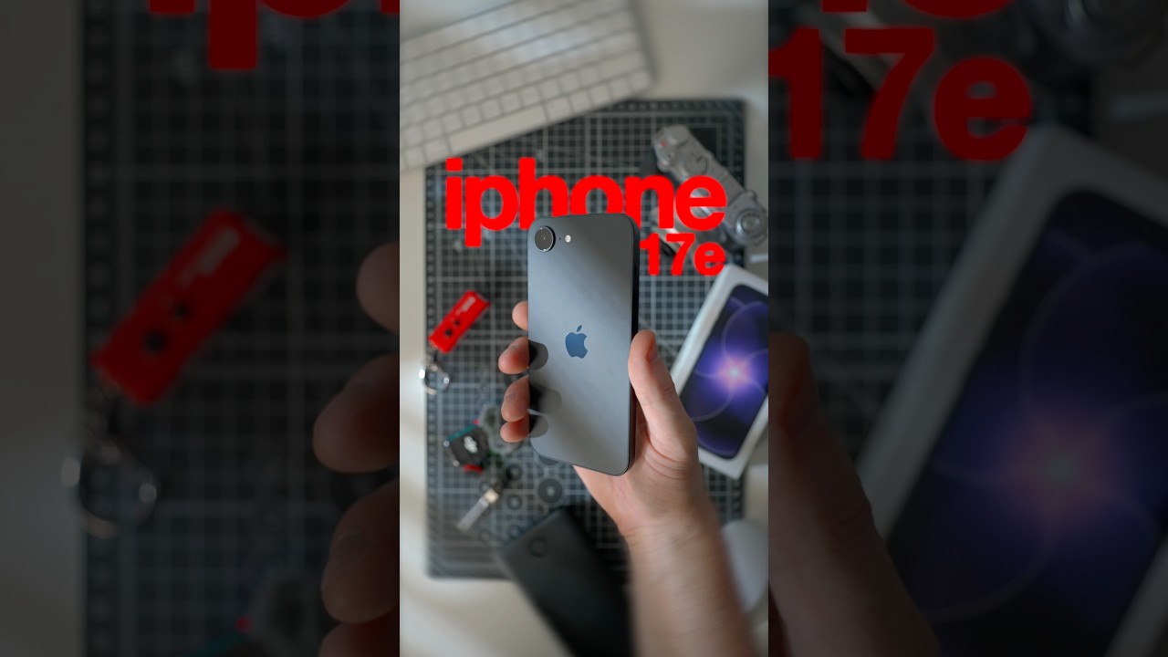 Unboxing the iPhone 17e