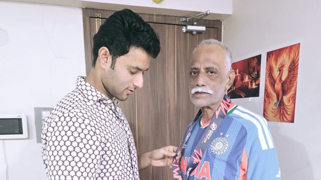 Watch: Shivam Dube presents T20 World Cup medal to his father, calls ...
