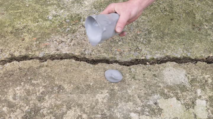 Solução simples para rachaduras no concreto
