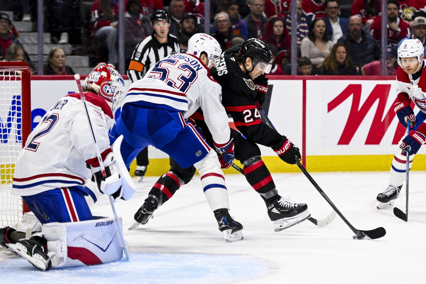 Le Canadien de Montréal bat les Sénateurs 3-2 à Ottawa; Fowler superbe ...