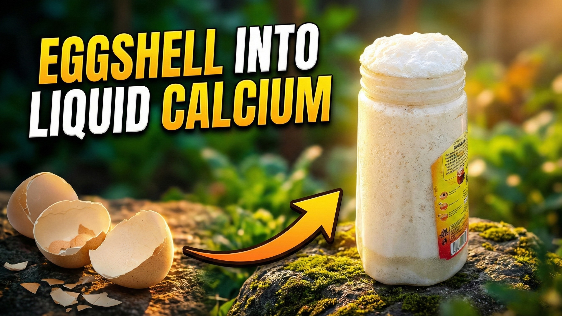 Transform eggshell waste into nutrient-rich liquid calcium