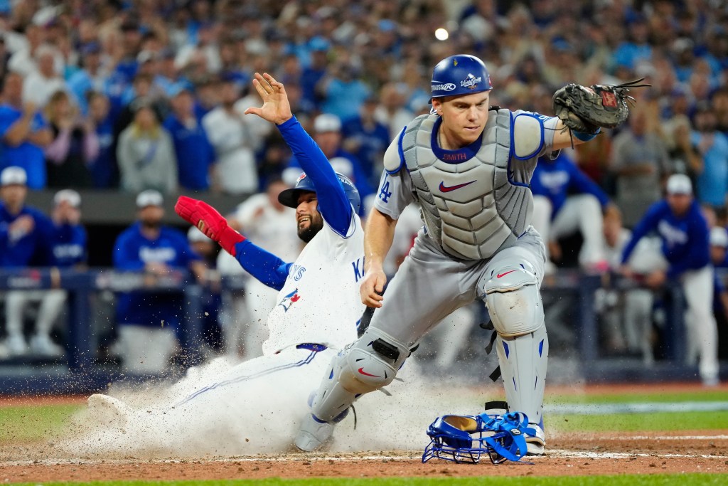 Blue Jays runner was out by feet in Dodgers’ controversial World Series ...