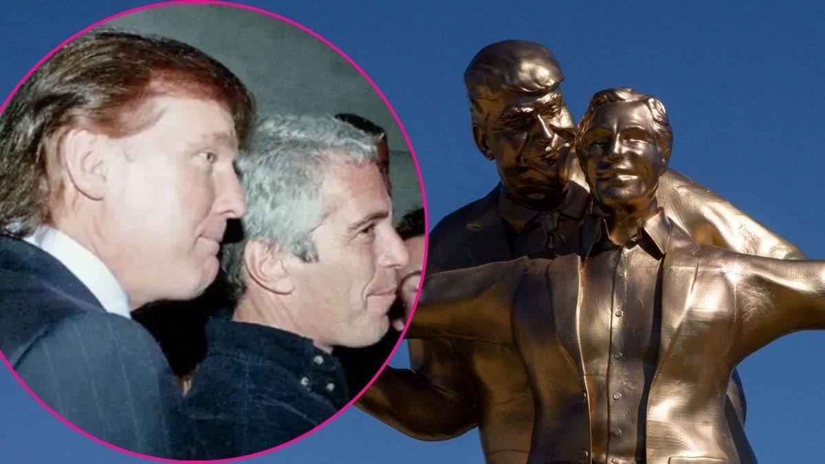 Donald Trump and Jeffrey Epstein savagely portrayed as Titanic's Jack ...